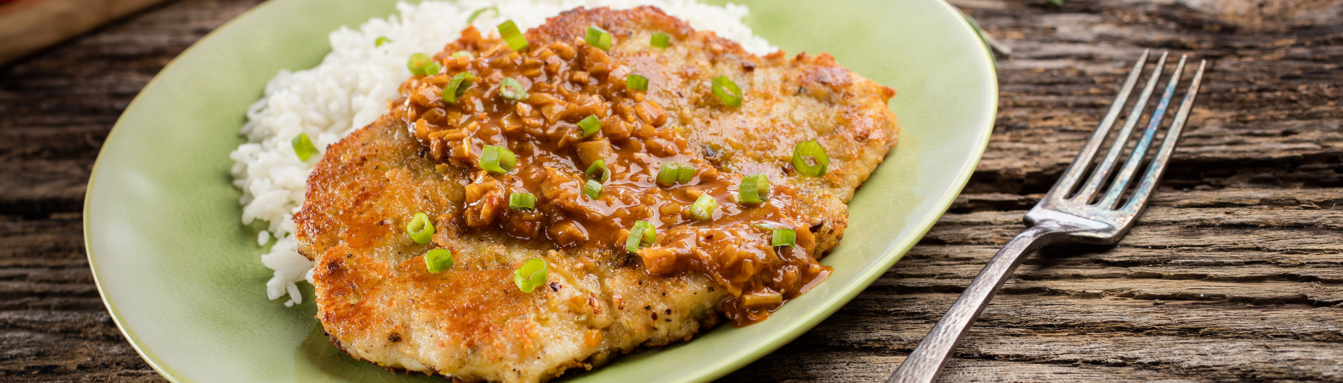 Pistachio Encrusted Chicken and Rice - Love of Food